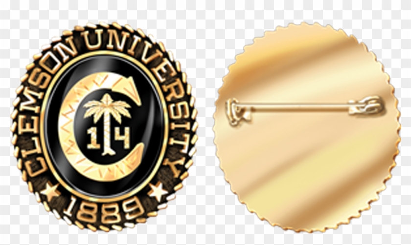 Cbi Colclsrng Clemson Lapelpin A0006942 1, HD Png Download - 1000x1000 ...