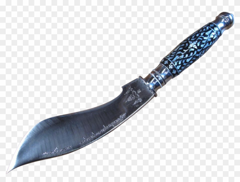 Fine Thai Enab Fighting Knife Stainless Blade And Mother - Bowie Knife ...
