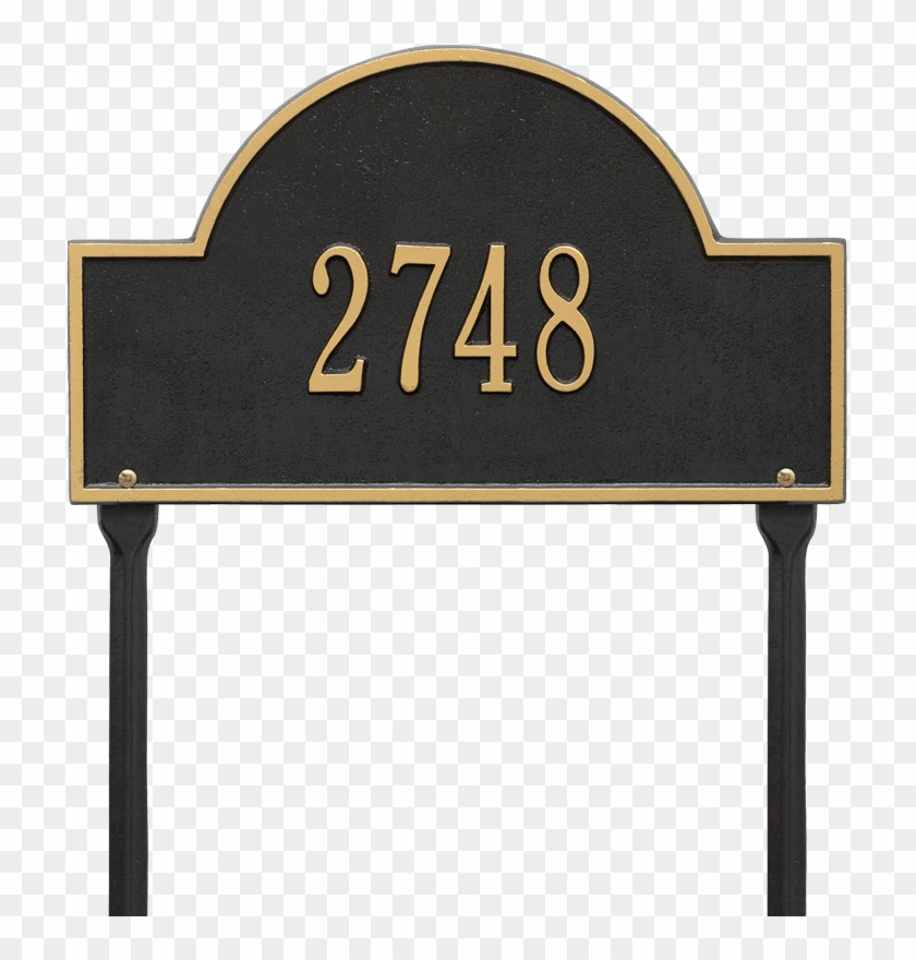 Arch Marker Standard One Line Lawn Plaque - Lawn, HD Png Download ...
