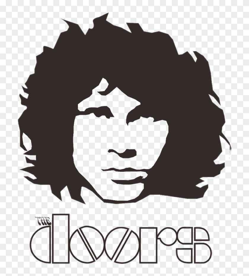 Download - Jim Morrison The Doors Logo, HD Png Download - 803x1053 ...