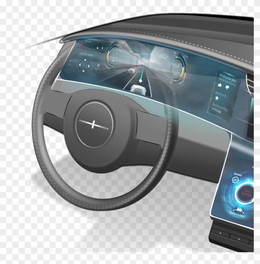 Ic1 Futuristic Autonomous Instrument Cluster, HD Png Download ...