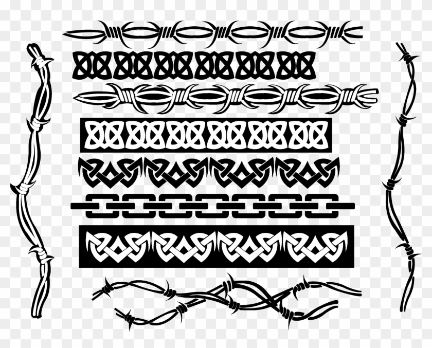 Tribal Borders Vector - Cool Borders, HD Png Download - 3145x2385 ...