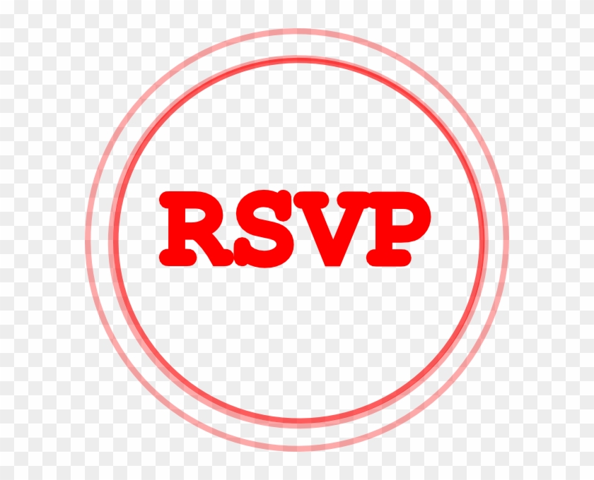 Red Rsvp Circle Clip Art - Red Rsvp Png, Transparent Png - 600x600 ...