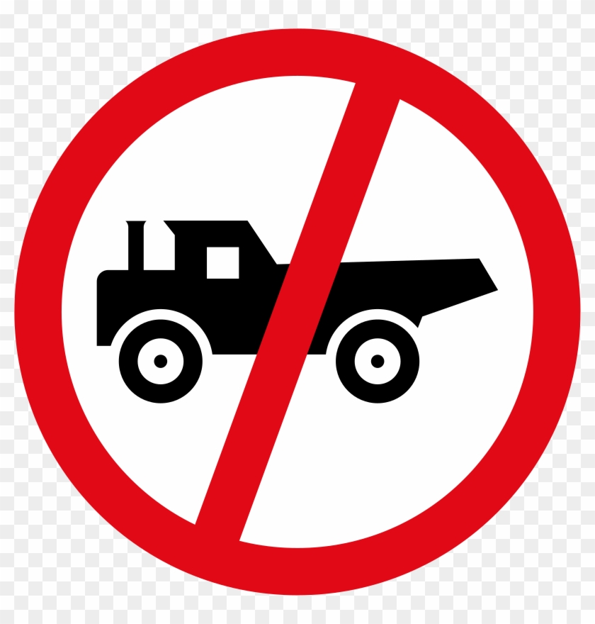 Construction Vehicles Prohibited Sign - Construction Vehicles Only Sign ...