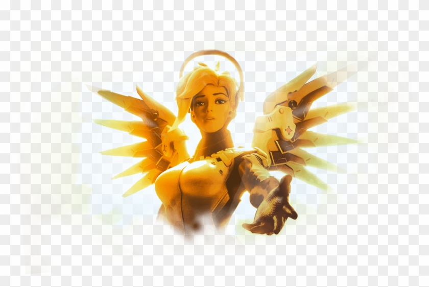 Overwatch Mercy Res - Mercy Overwatch, HD Png Download - 1436x893 ...