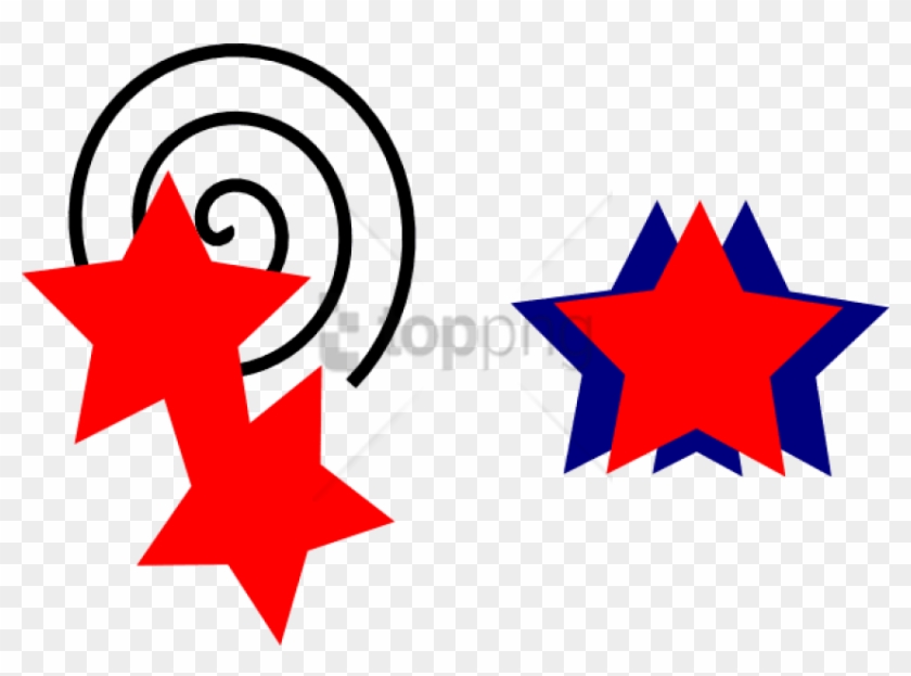 Free Png Red And Blue Stars Png Image With Transparent - Estrella Azul ...