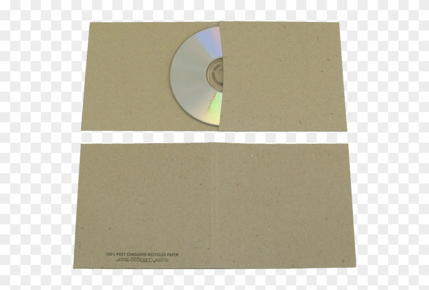Recycled Cd Case/folder - Paper Cd Case, HD Png Download - 600x600 ...