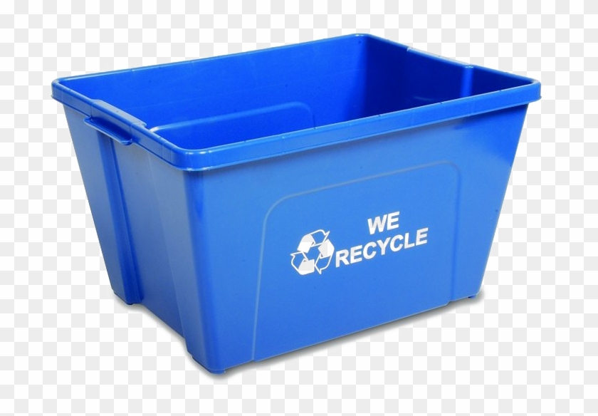 Recycle Bin Transparent - Curbside Recycling Bin, HD Png Download ...