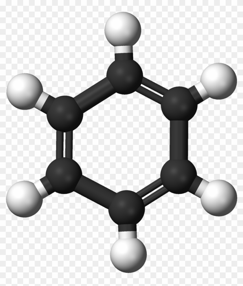 Benzene Non Aromatic 3d Balls - 3d Benzene, HD Png Download - 986x1100 ...