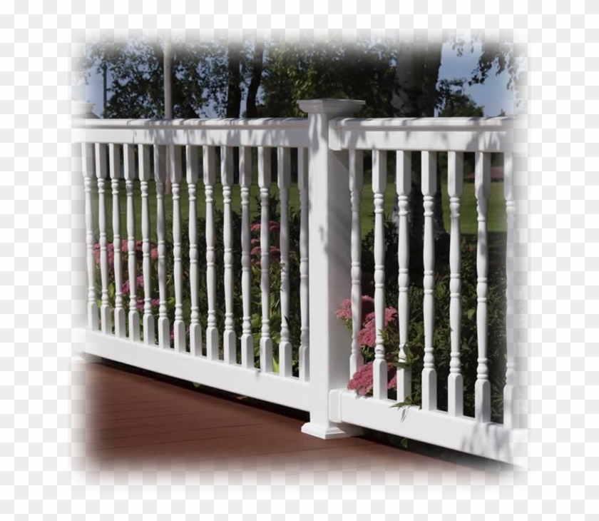 White Vinyl Railing, HD Png Download - 650x650(#1913963) - PngFind