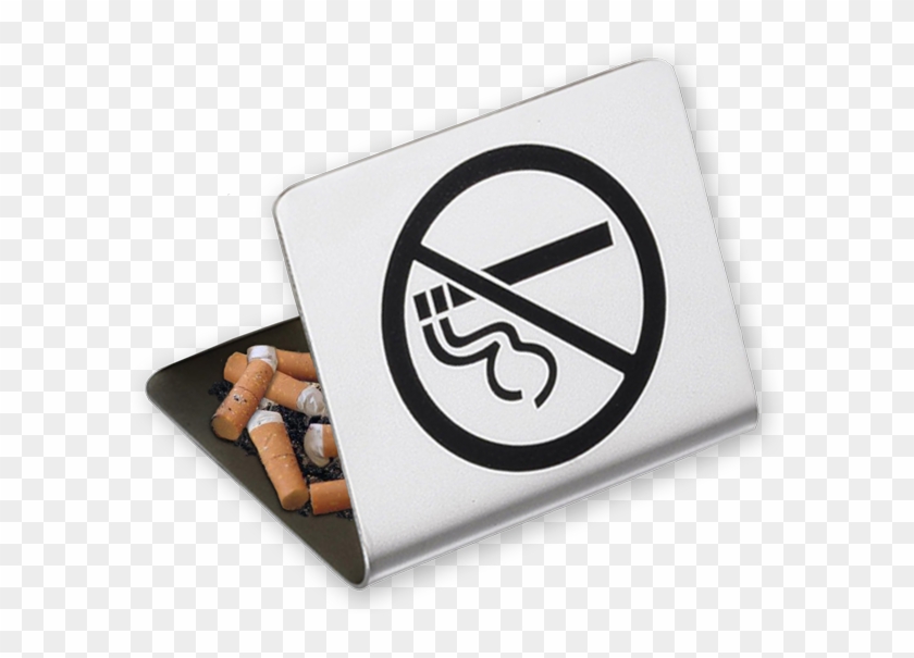 No Smoking Sign Ashtray - Emblem, HD Png Download - 600x525(#1917684 ...