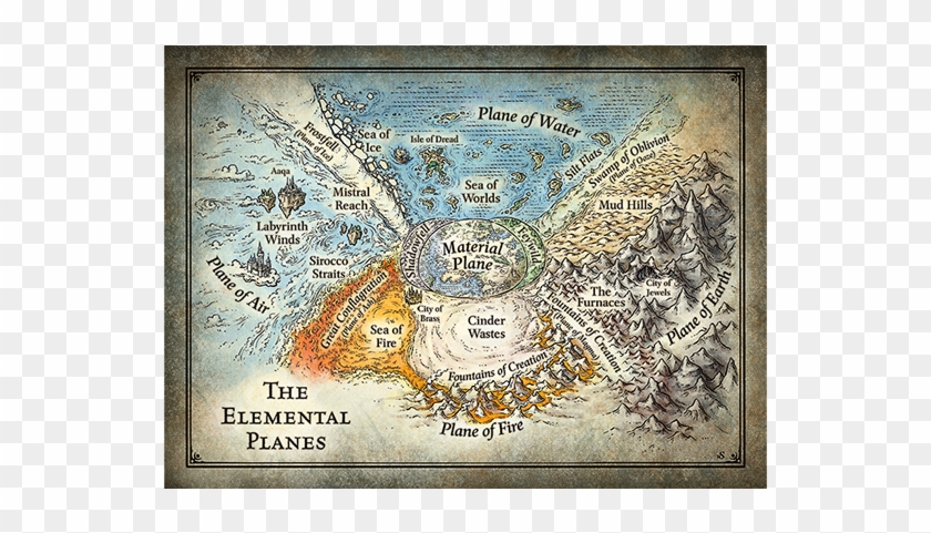 D&d 5e Elemental Planes, HD Png Download - 1200x400(#1919771) - PngFind