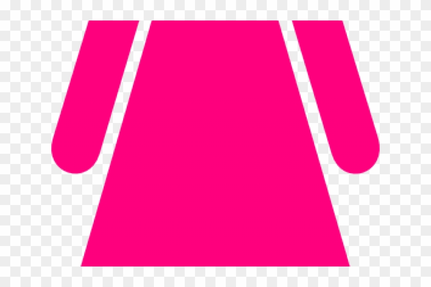 Pink Girl Bathroom Symbol