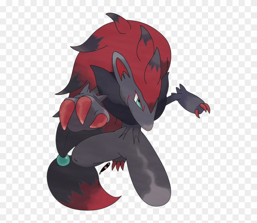 Zoroark Png - Cartoon, Transparent Png - 600x701(#1958428) - PngFind