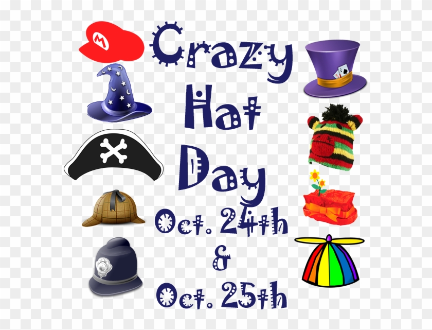 Crazy Hat Day - Crazy Hat Day Clip Art, HD Png Download - 600x600 ...