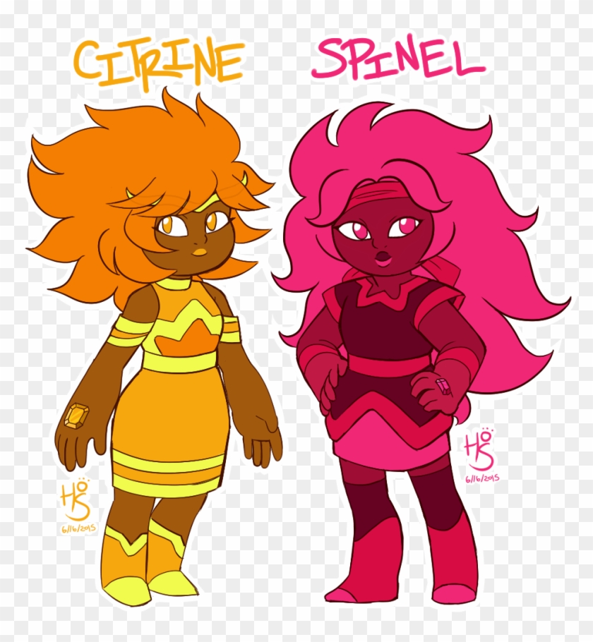 The Two Gems That Make Up My Gemsona Ruby - Cartoon, HD Png Download ...
