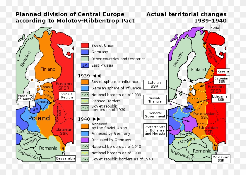 Planned And Actual Territorial Changes In Central Europe - World Map ... Planned And Actual Territorial Changes In Central Europe - World Map ...