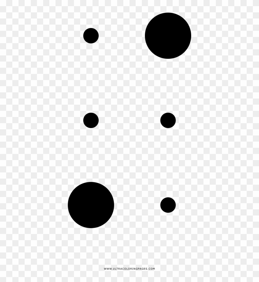 Braille Slash Coloring Page - Circle, HD Png Download - 1000x1000 ...