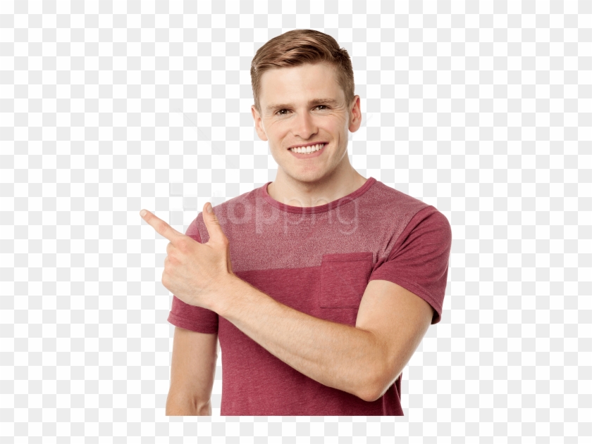 Download Men Pointing Left Png Images Background - Man Pointing Finger ...