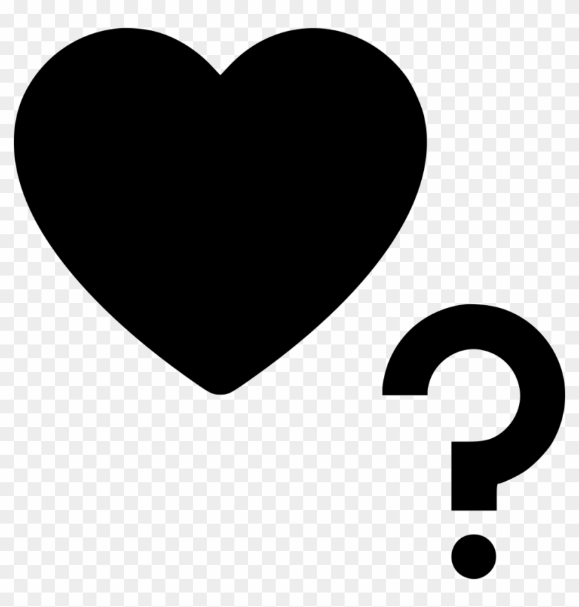 Heart Question Mark Comments - Question Mark Icon With Heart, HD Png ...