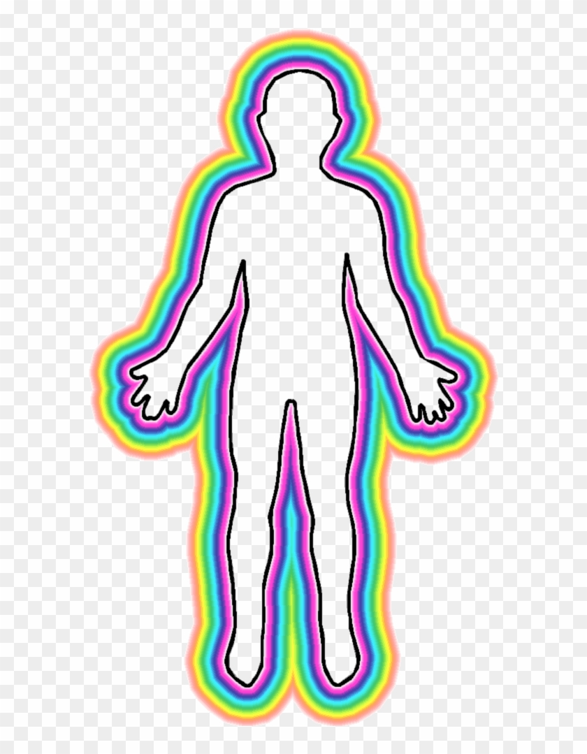 Outline Body Aura - Illustration, HD Png Download - 600x1000(#204515 ...