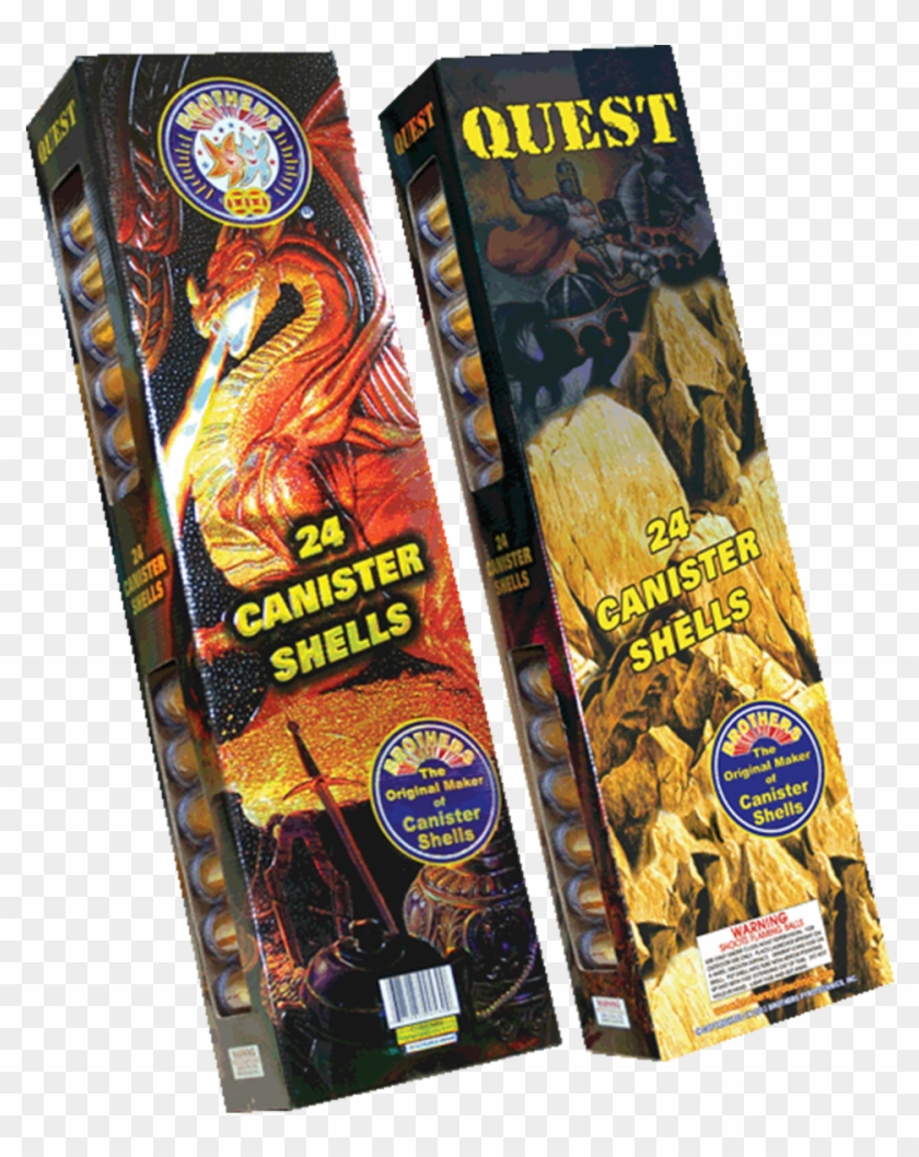 Quest 24 Pack - Quest 24 Canister Shells, HD Png Download - 1000x1000 ...