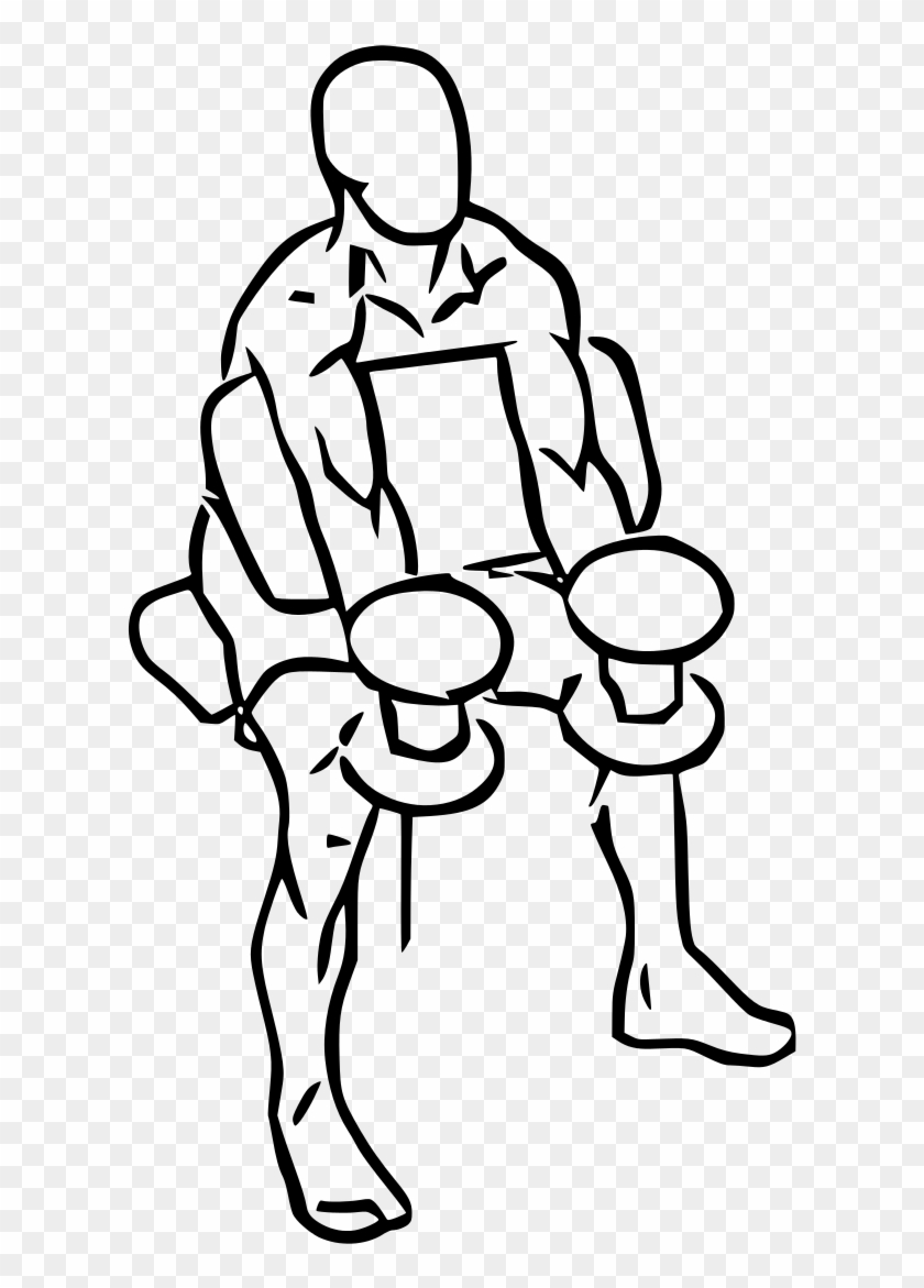 Bicep Curl Machine Drawing