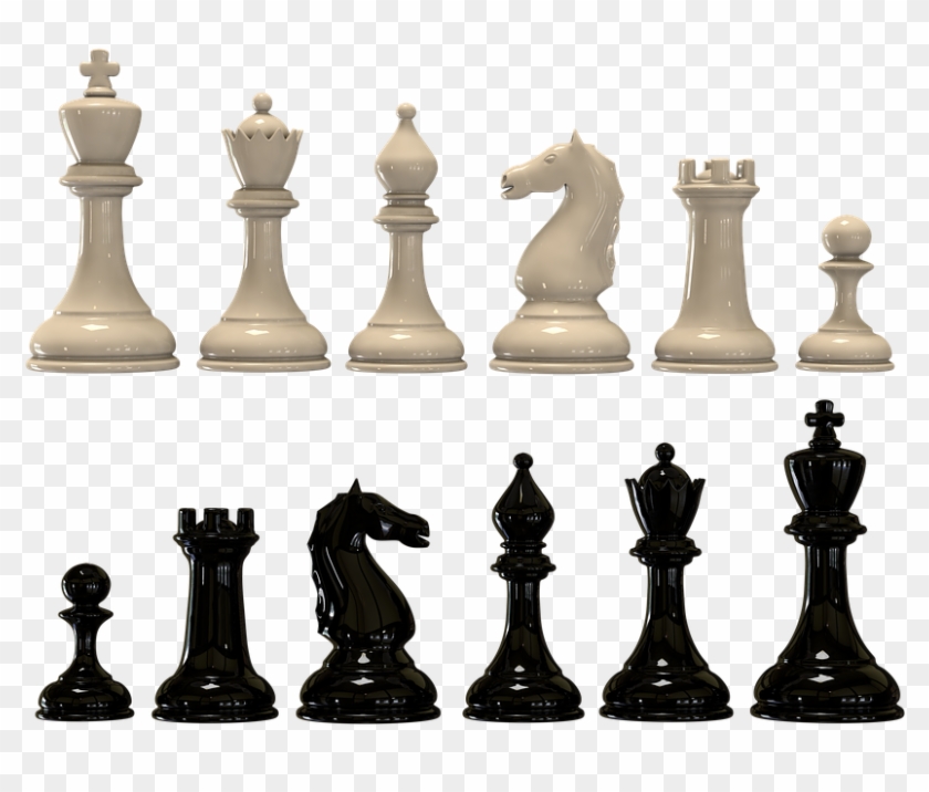 Chess, Black And White Pieces, Checkerboard - Фигуры Шахматы, HD Png ...