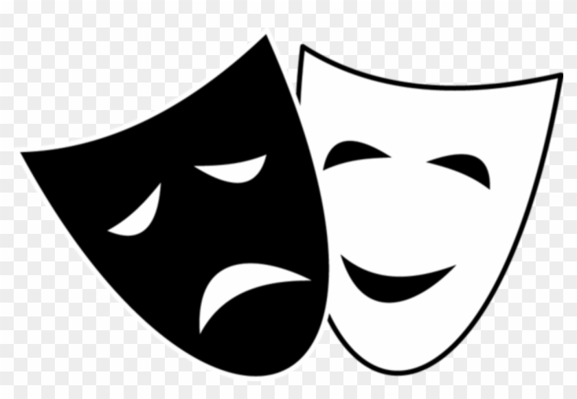Drama Children - Comedy And Tragedy Masks, HD Png Download - 1200x772 ...