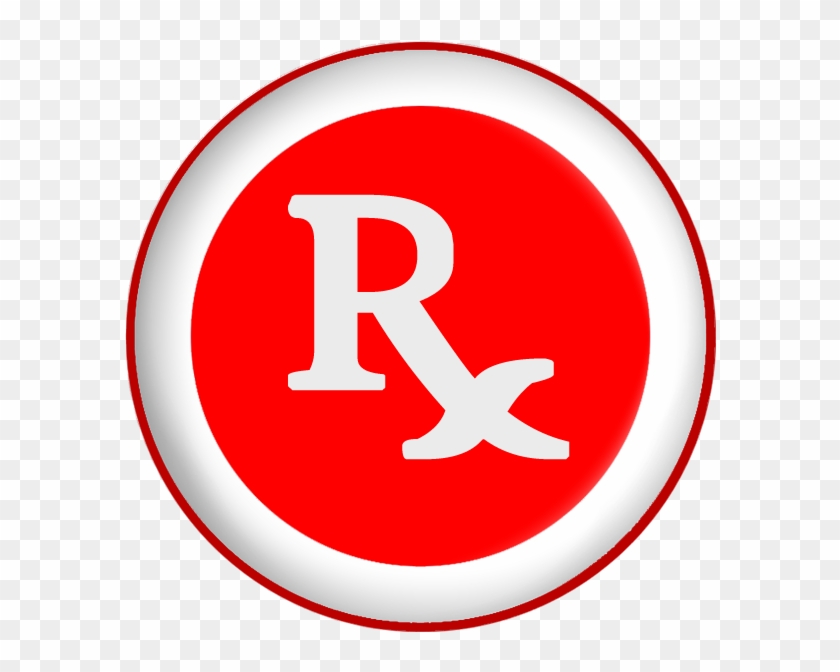 Rx Prescription Symbol Red Art - Rx Prescription Symbol, HD Png ...