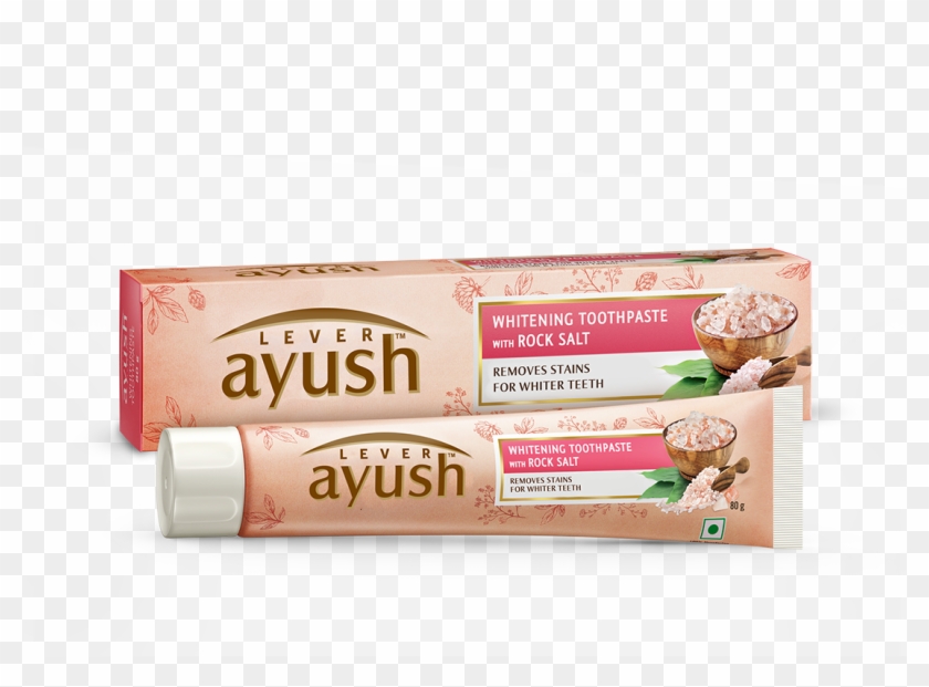 Previous - Ayush Whitening Toothpaste With Rock Salt, HD Png Download ...