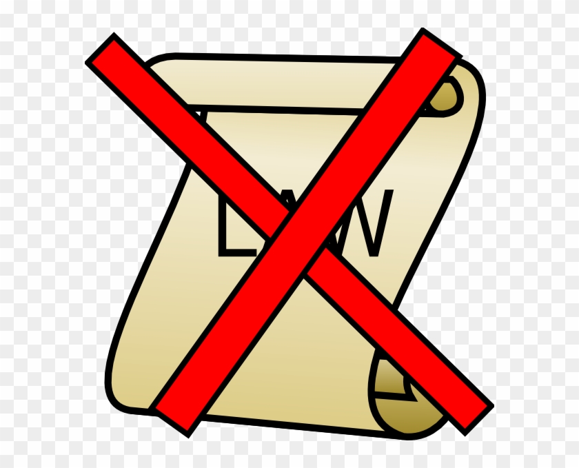 Anti Law Clip Art - Anti Law, HD Png Download - 594x599(#2029463) - PngFind