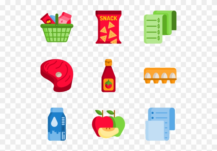 Grocery - Flat Icon Grocery Png, Transparent Png - 600x564(#2037275 ...