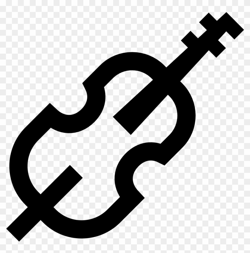The Icon Is A Picture Of The Musical Instrument, Cello - Cello Icon, HD ...