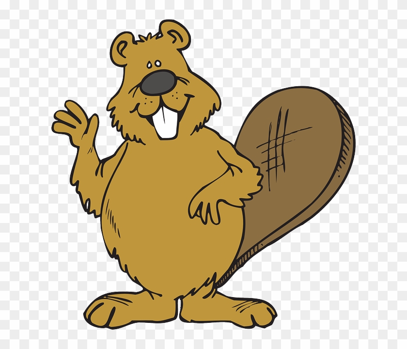 Goodbye Clipart Wave Hi - Beaver Clipart, HD Png Download - 628x640 ...