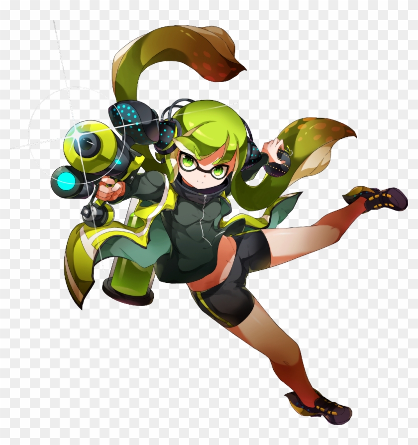 Splatoon Sticker - Splatoon Agent 3 Render, HD Png Download - 1024x1042 ...