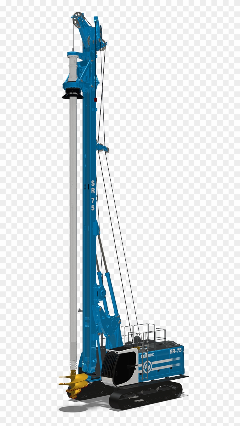 Low Head Room - Revit Bored Pile Rig, HD Png Download - 1061x1500 ...