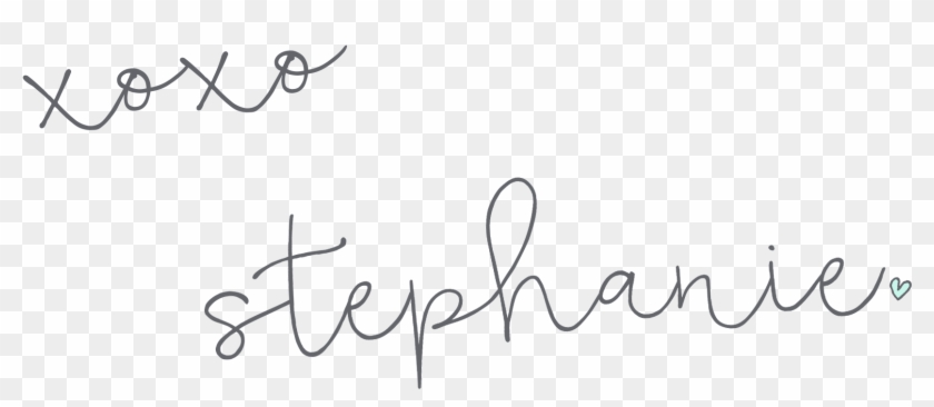 Xoxo Stephanie Signature Gift For Website Or Blog - Stephanie Signature ...