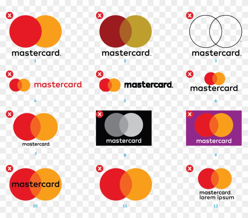 Images Of Incorrect Uses Of The Mastercard Logo - Usos Incorrectos De ...