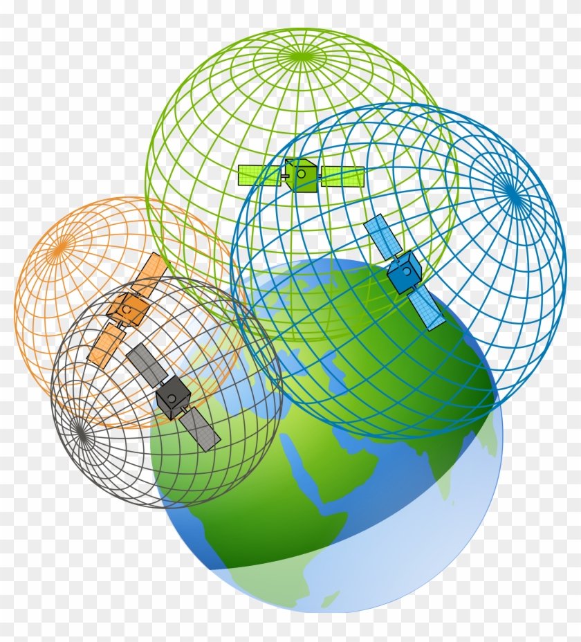 A 3d Visualisation Of Trilateration, Utilising Four - Gps Satellieten ...