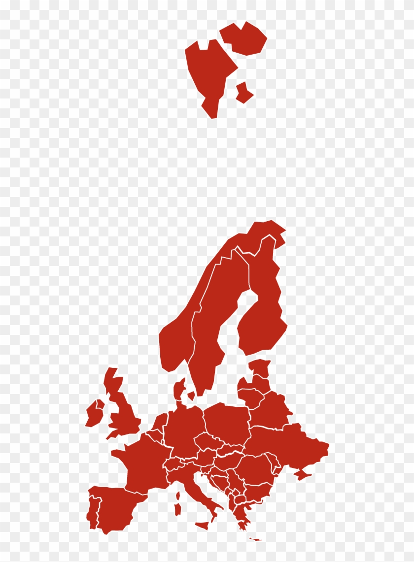 Europe Map Black Png, Transparent Png - 501x1061(#2105461) - PngFind