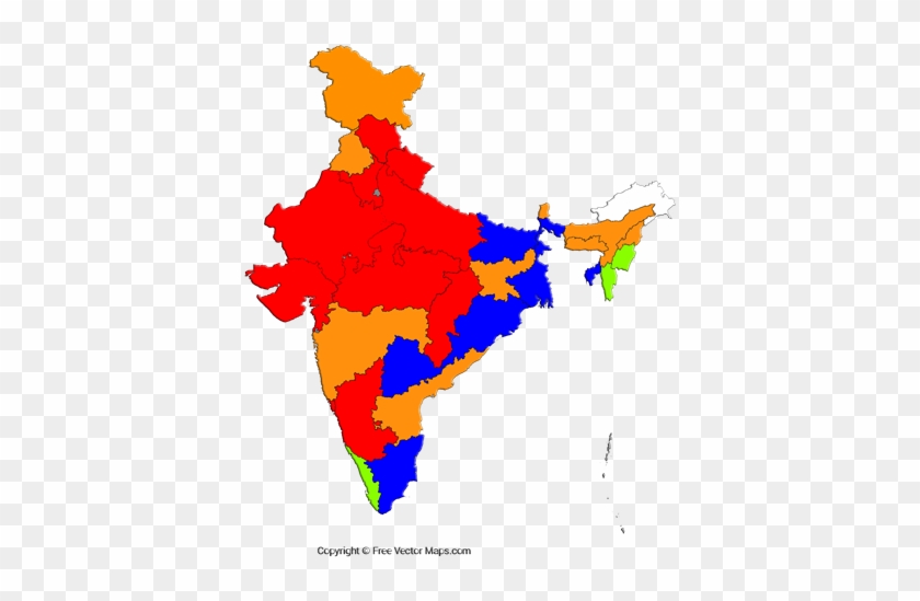 India Map Vector Free Download - India Map Vector Free, HD Png Download ...