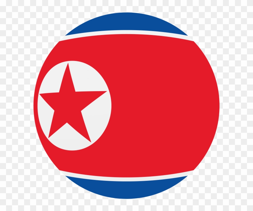 North Korea Round Flag - Circle, HD Png Download - 866x650(#2117233 ...