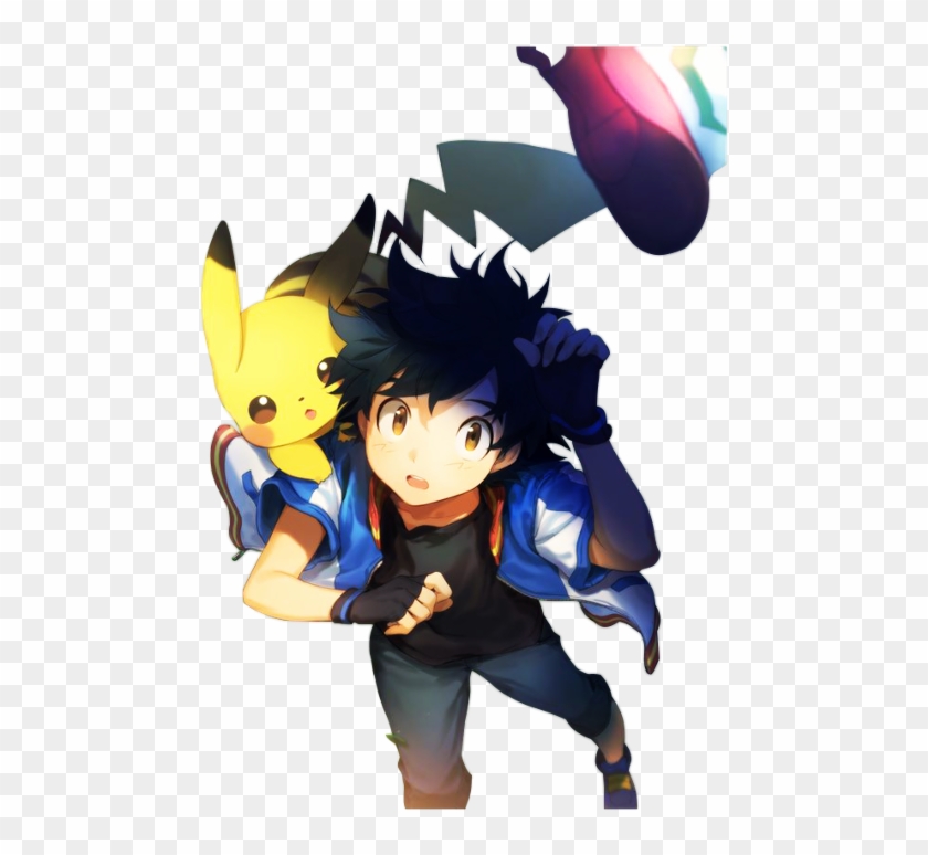 Beautiful Art Images Of Ash Ketchum, HD Png Download - 480x694(#2124919 ...