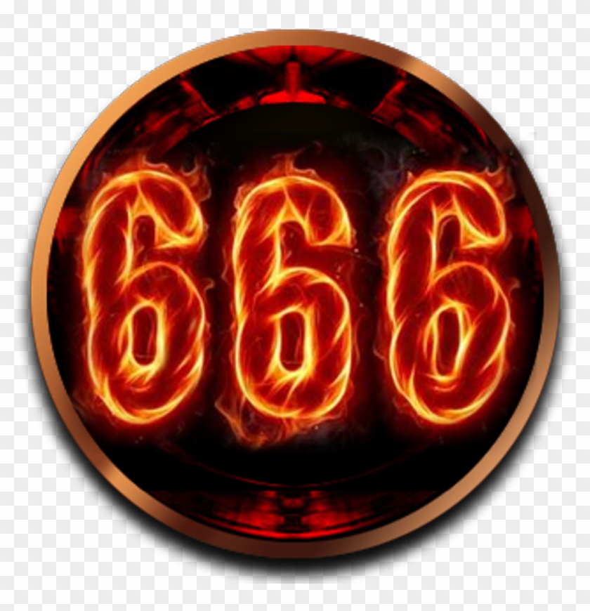 #666 #flame #lucifer - 666 Truth, HD Png Download - 1024x1024(#2148162 ...
