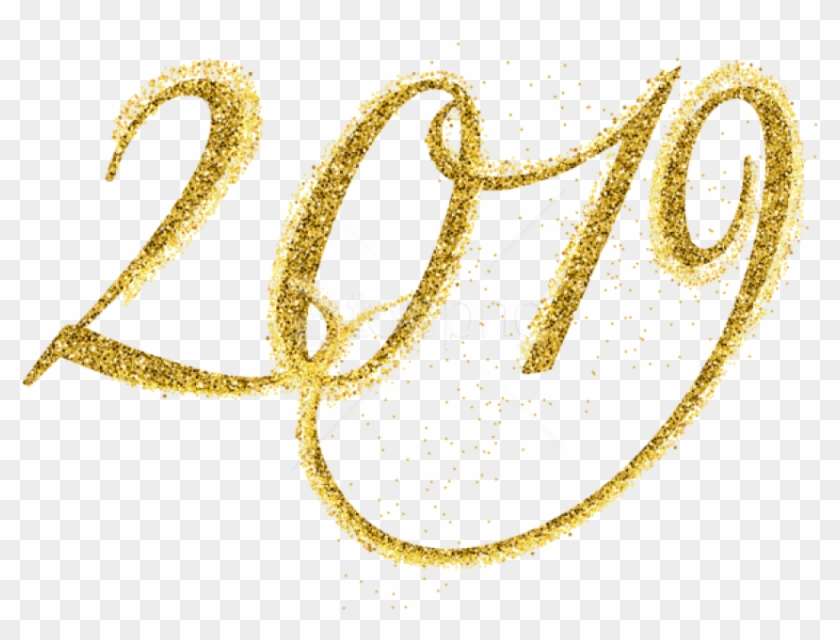Free Png 2019 Decorative Golden Png - 2019 Transparent Background Png ...