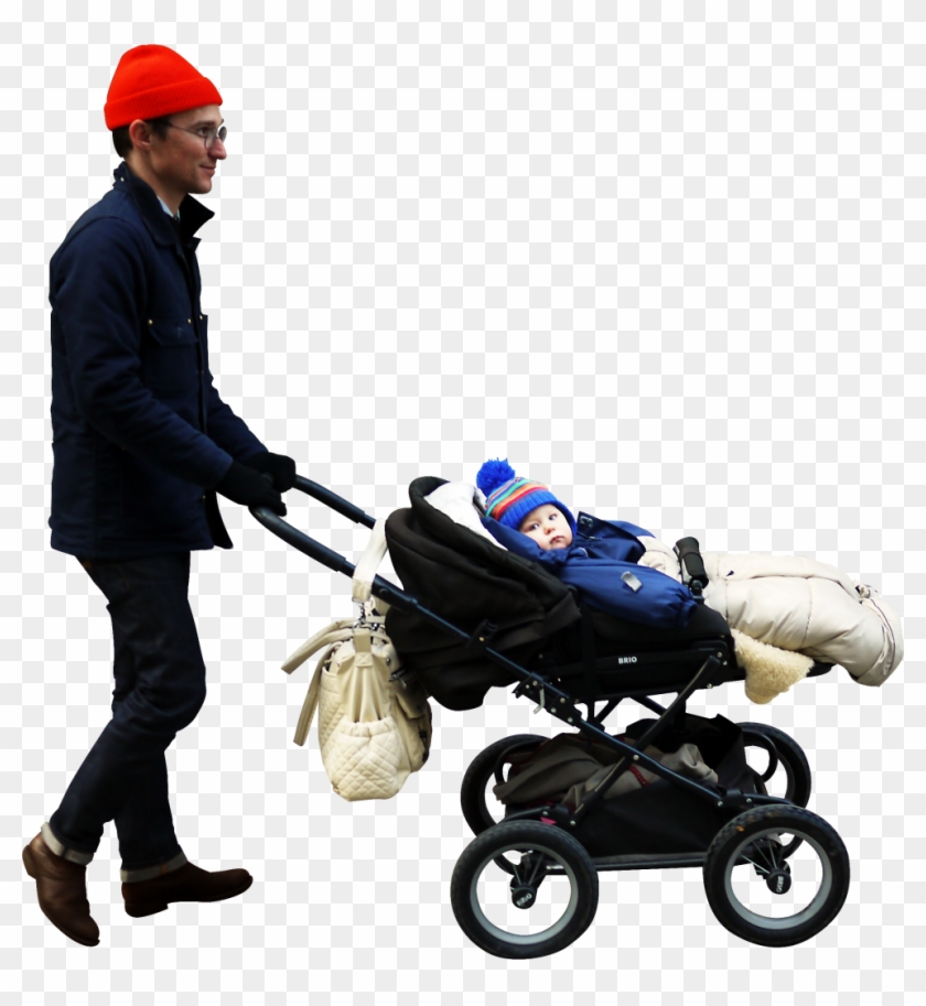 Walking Stroller - People With Stroller Png, Transparent Png - 985x1024 ...