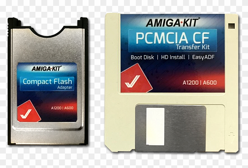 Easyadf Pcmcia Compact Flash Transfer Kit - Amiga Pcmcia, HD Png ...