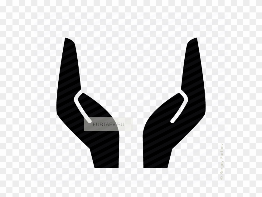 Open Hands Icon - Two Hands Vector Png, Transparent Png - 620x553 ...