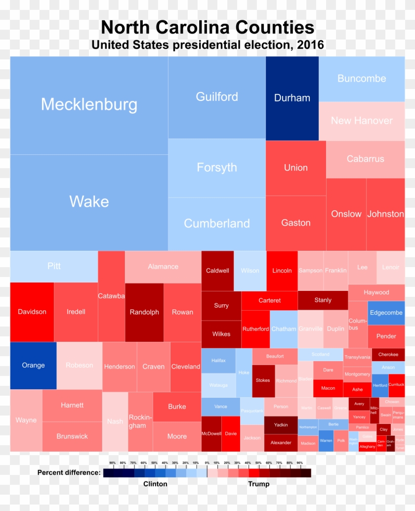 United States Presidential Election In North Carolina, - 2016 ...